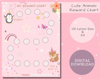 Cute Chart for Kids - Etsy