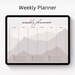 Digital Weekly Planner Simple Planner Sheet Print at Home Use Digital ...
