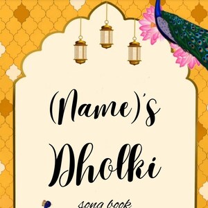 Dholki Song Book - Etsy