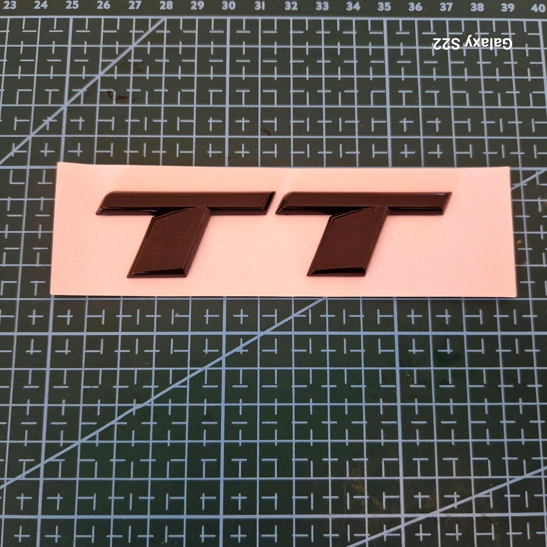 Audi TT Black Gloss Car Badge Emblem Logo AUDI BOOT - Etsy