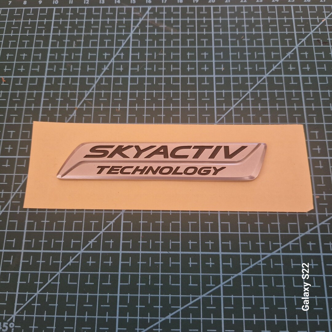 Mazda SKYACTIV Logo Badge - OEM Quality - Weatherproof Adhesive Mazda 2 ...