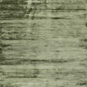 Solid Area Rug Olive Green Hand-tufted Viscose Rug Rugs for Living Room ...