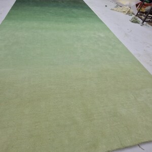 Wool Ombre Rug | Living Room Rug | Premium Wool Rug | Forest Green ...