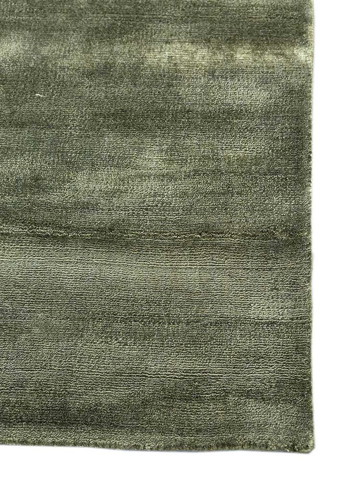 Solid Area Rug Olive Green Hand-tufted Viscose Rug Rugs for Living Room ...