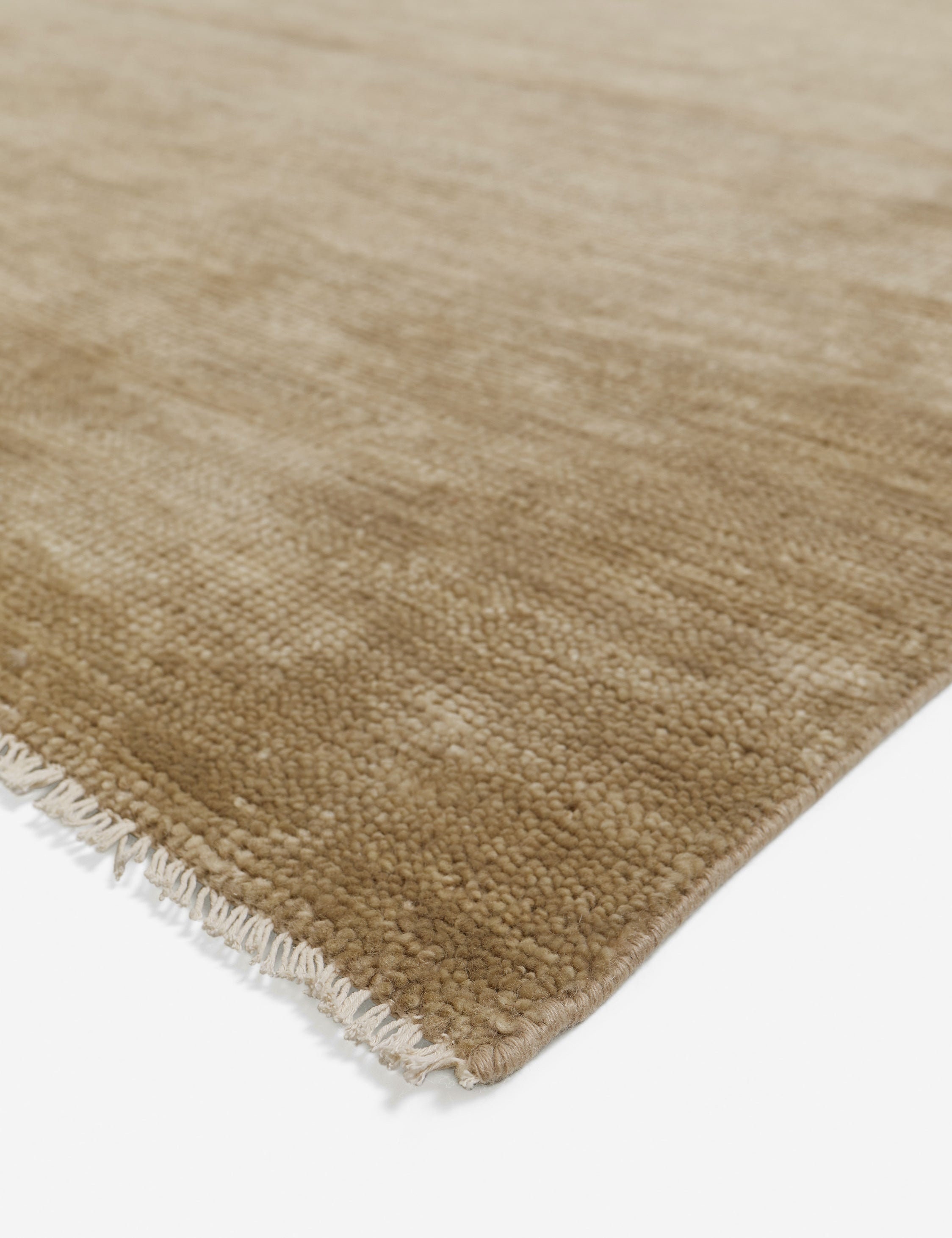 Hand-knotted 100% Wool Area Rug Solid Wool Area Rug Moss Grey Plain Rug ...