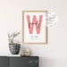 Custom Family Initial Digital Printable Wall Art, Family Name Home ...