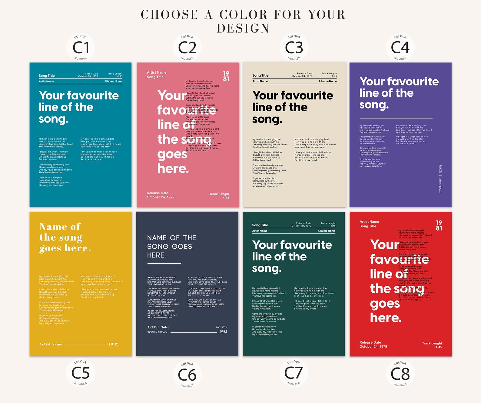 Custom Song Lyric Digital Print Custom Melomane Wall Art - Etsy