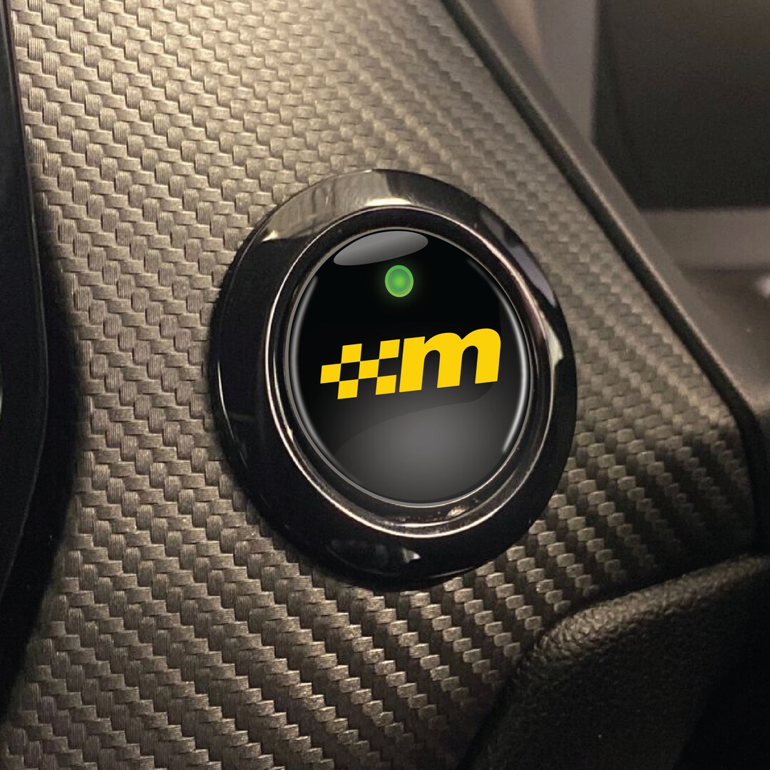 28mm Start Button Domed Gel Sticker - Ford Fiesta Mk8 / Puma ST (2020 ...