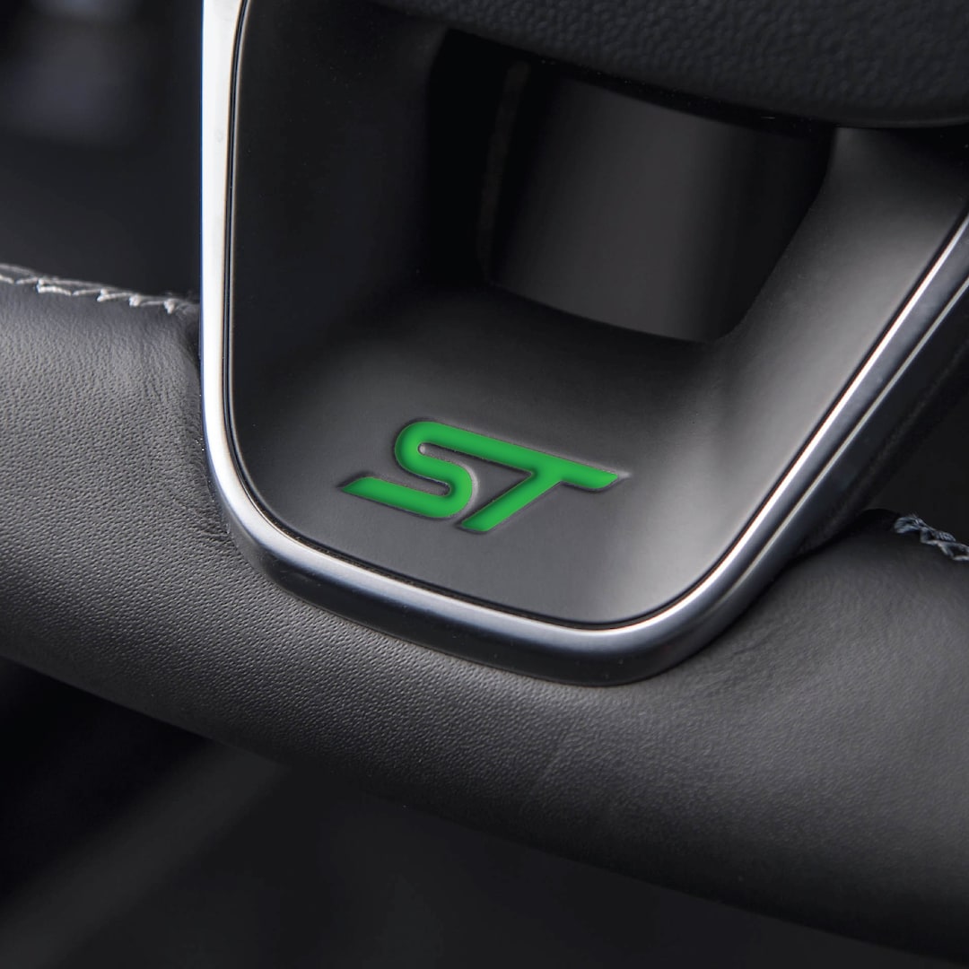 ST Steering Wheel Domed Gel Sticker - Ford Fiesta Mk8 / Puma ST (2020 ...
