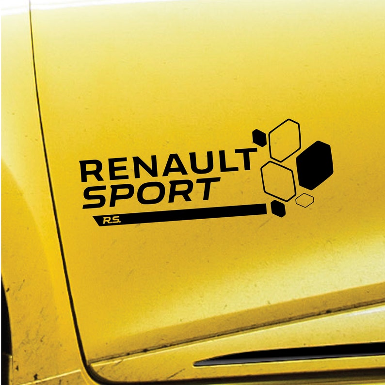 Clio Mk4 (2013 - 2019) RS Renault Sport V2 Door Sticker Decal - Comes ...