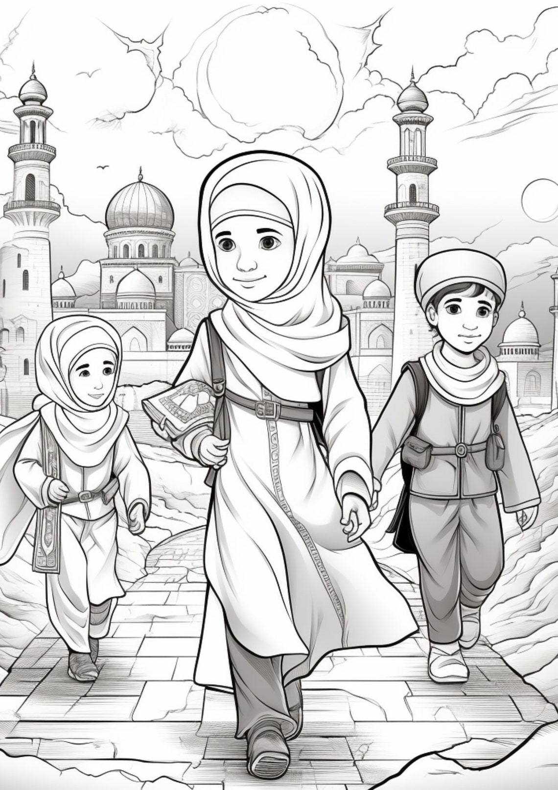Colors of Islam (25 Coloring Pages for Islamic Students!) - Etsy