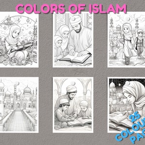 Colors of Islam (25 Coloring Pages for Islamic Students!) - Etsy