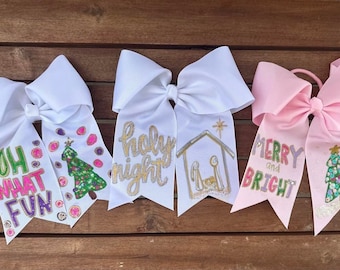 Hand Painted Hair Bows - Etsy