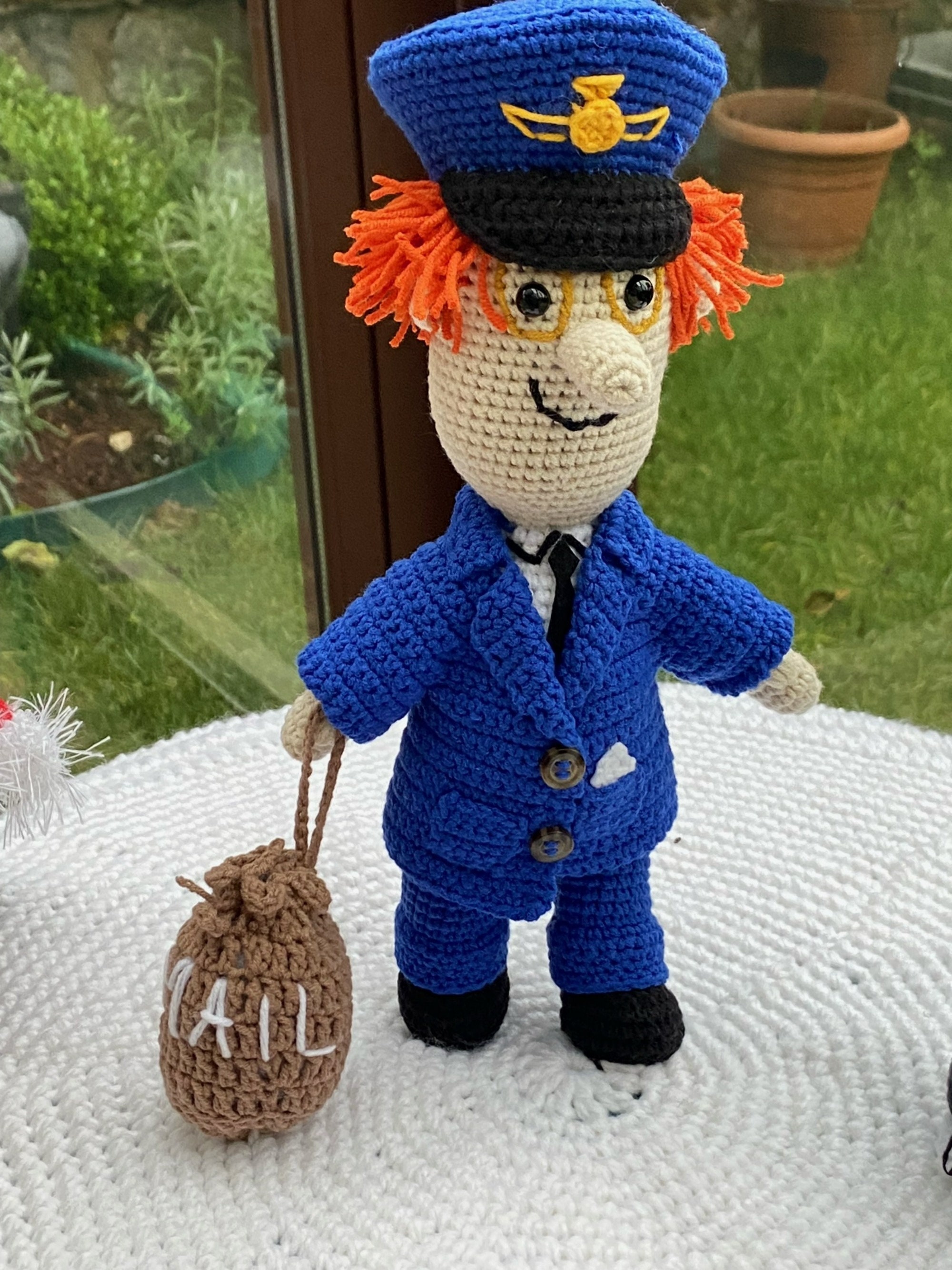 Postman Pat and Santa Postbox Topper, Postman Topper, Christmas Topper ...