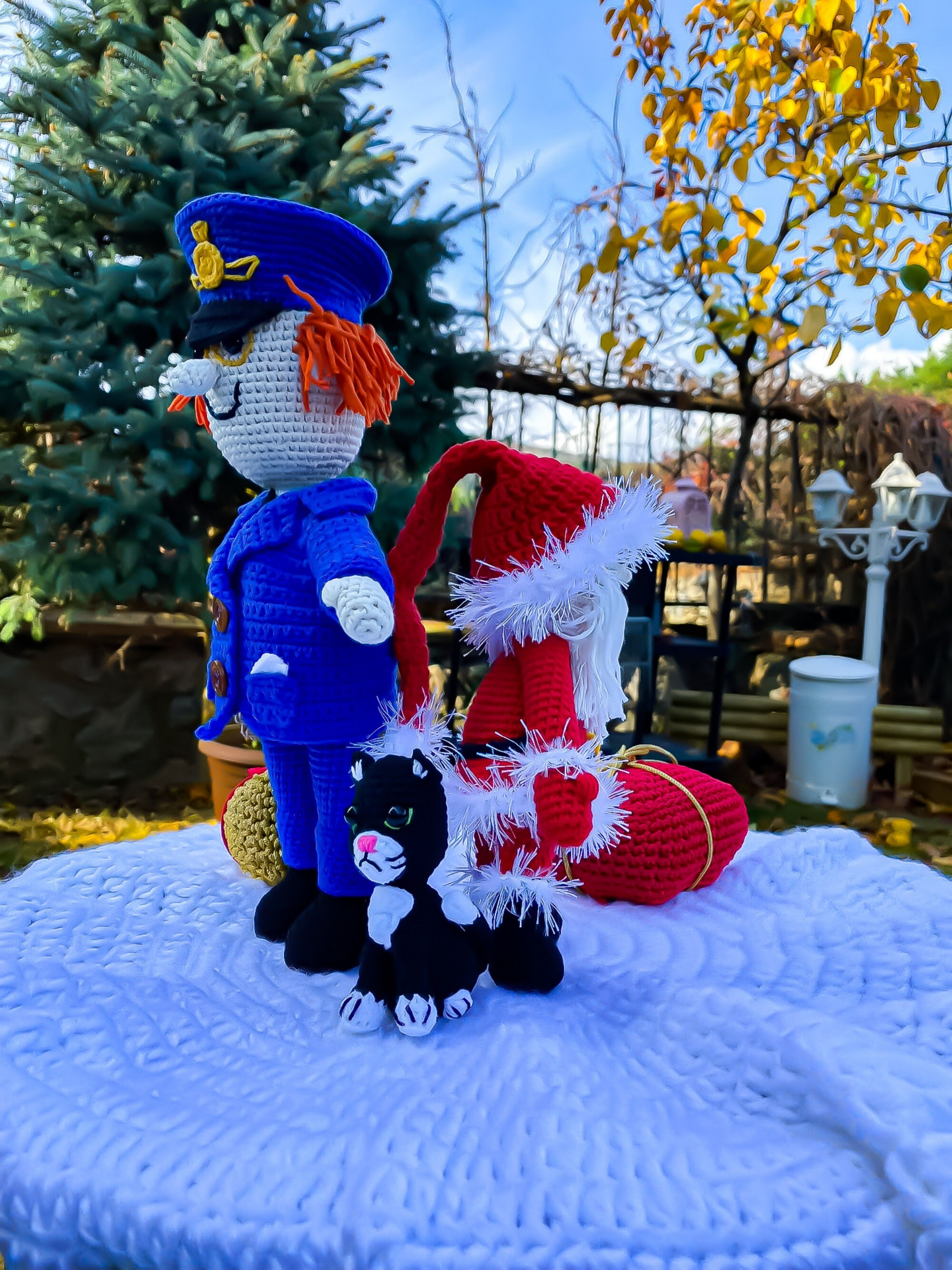 Postman Pat and Santa Postbox Topper, Postman Topper, Christmas Topper ...