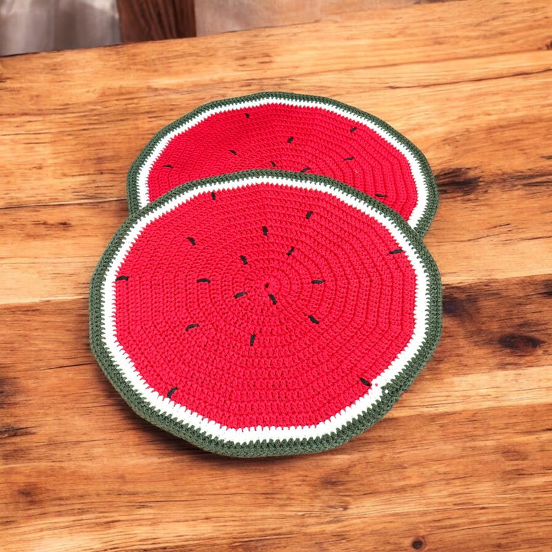 Watermelon Placemats - Etsy