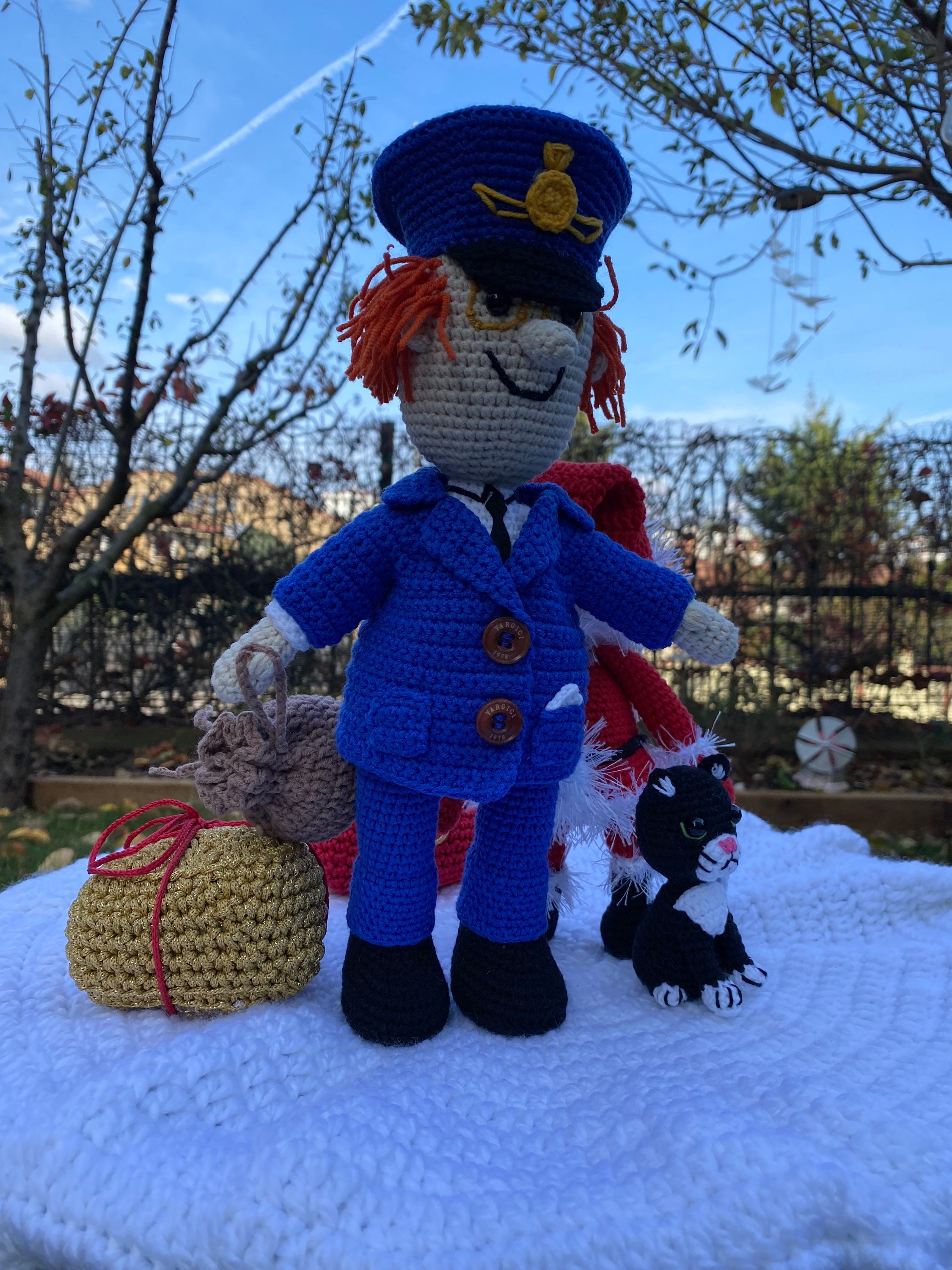 Postman Pat and Santa Postbox Topper, Postman Topper, Christmas Topper ...