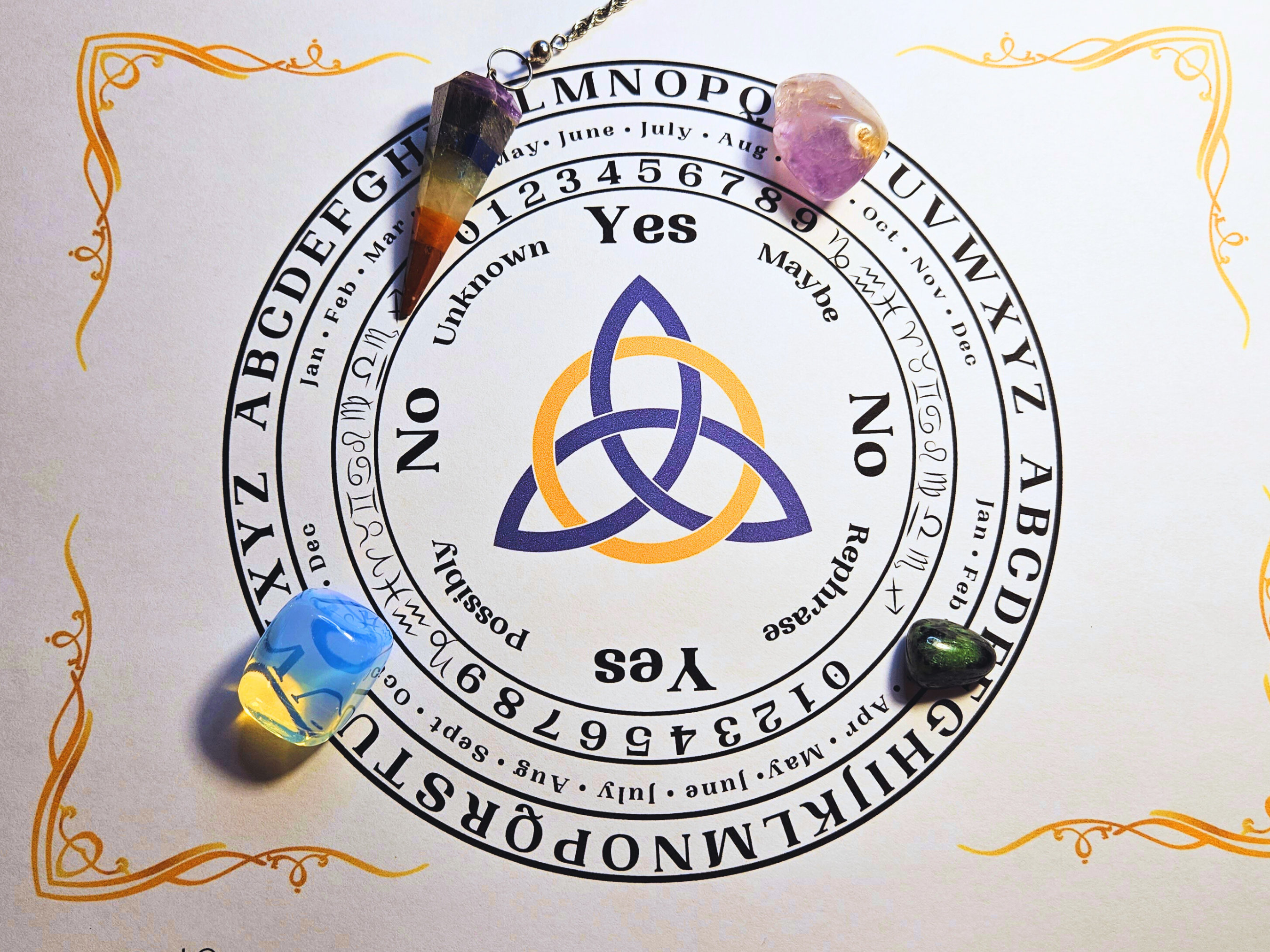 Printable Pendulum Boards/ Digital Downloads/ Pendulum Spirit Board ...