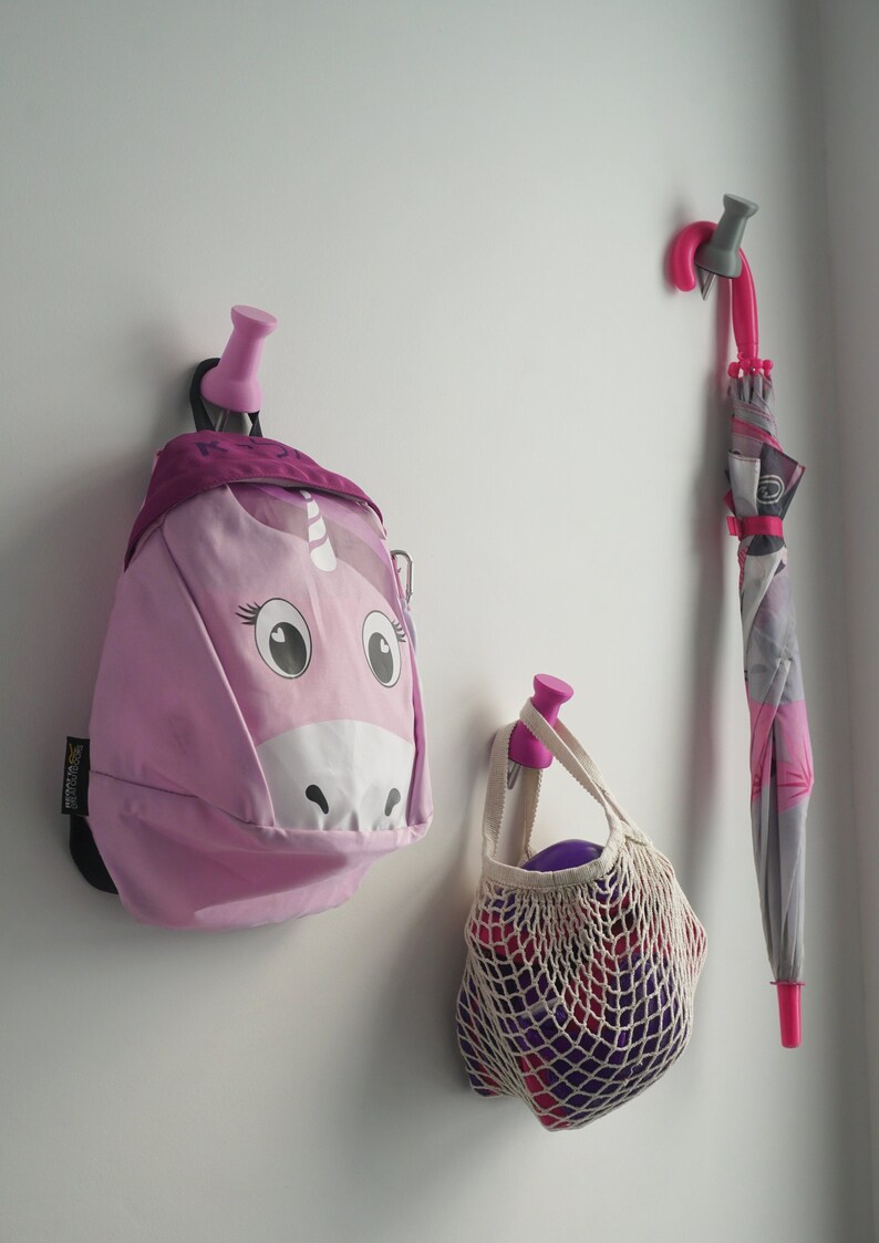 Giant Push Pin Hooks: 3D Printed Nursery Coat Rack - Etsy