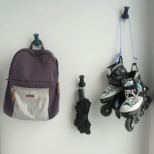 Giant Push Pin Wall Hooks: Funky Nursery Coat Rack - Etsy