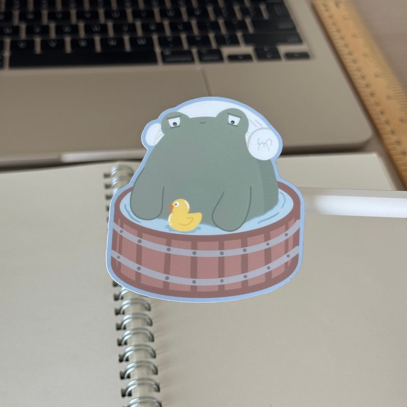 Saunamatte Vinyl Sticker - Etsy