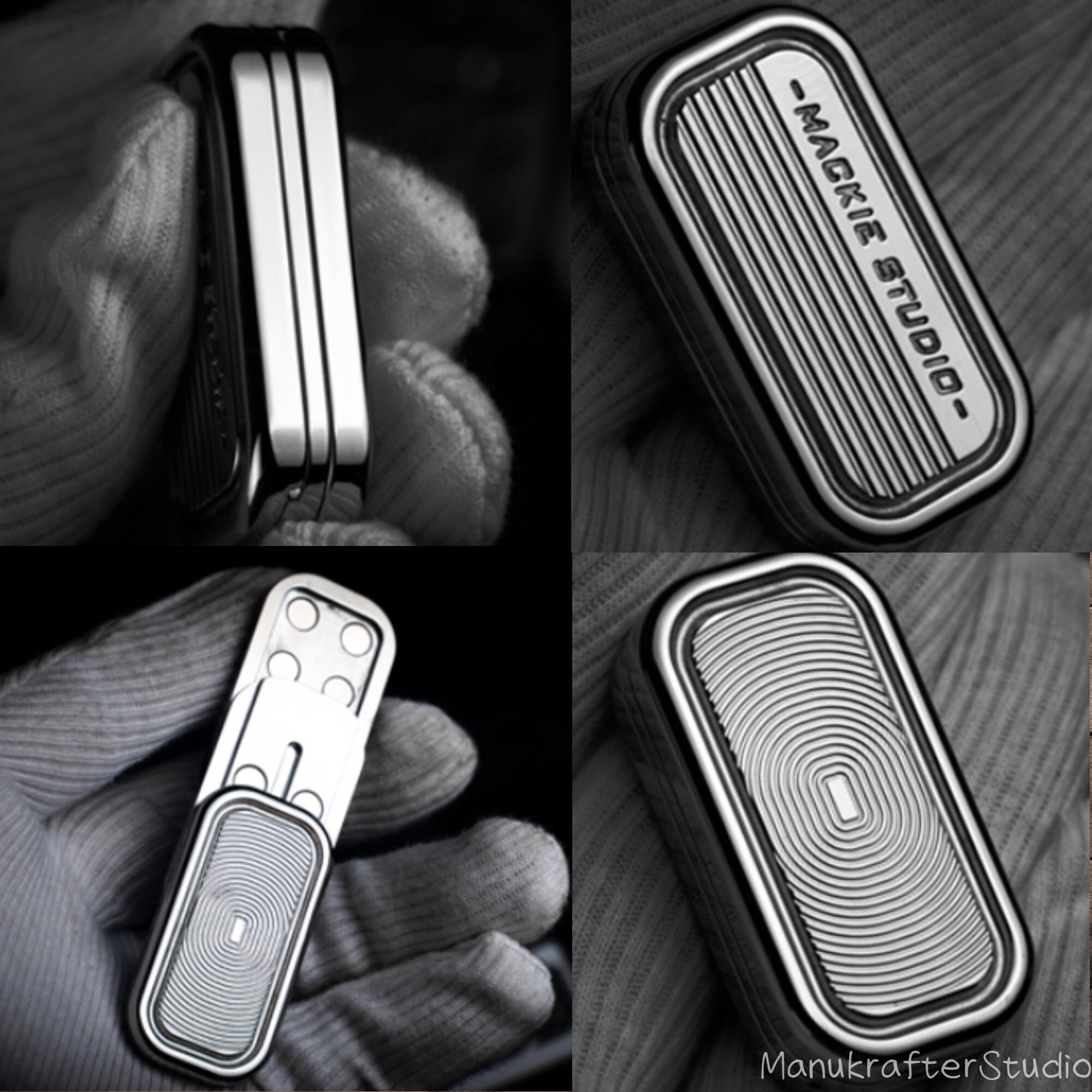 EDC CP3 Stainless Steel Push Card, Finger Slider for Adult Stress ...