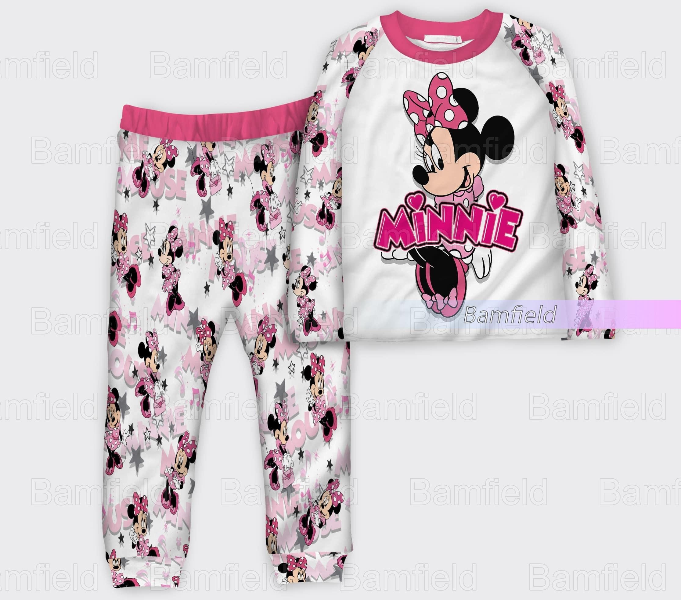Christmas Minnie Matching Family Pajamas Set, Disney Pajamas sold by ...