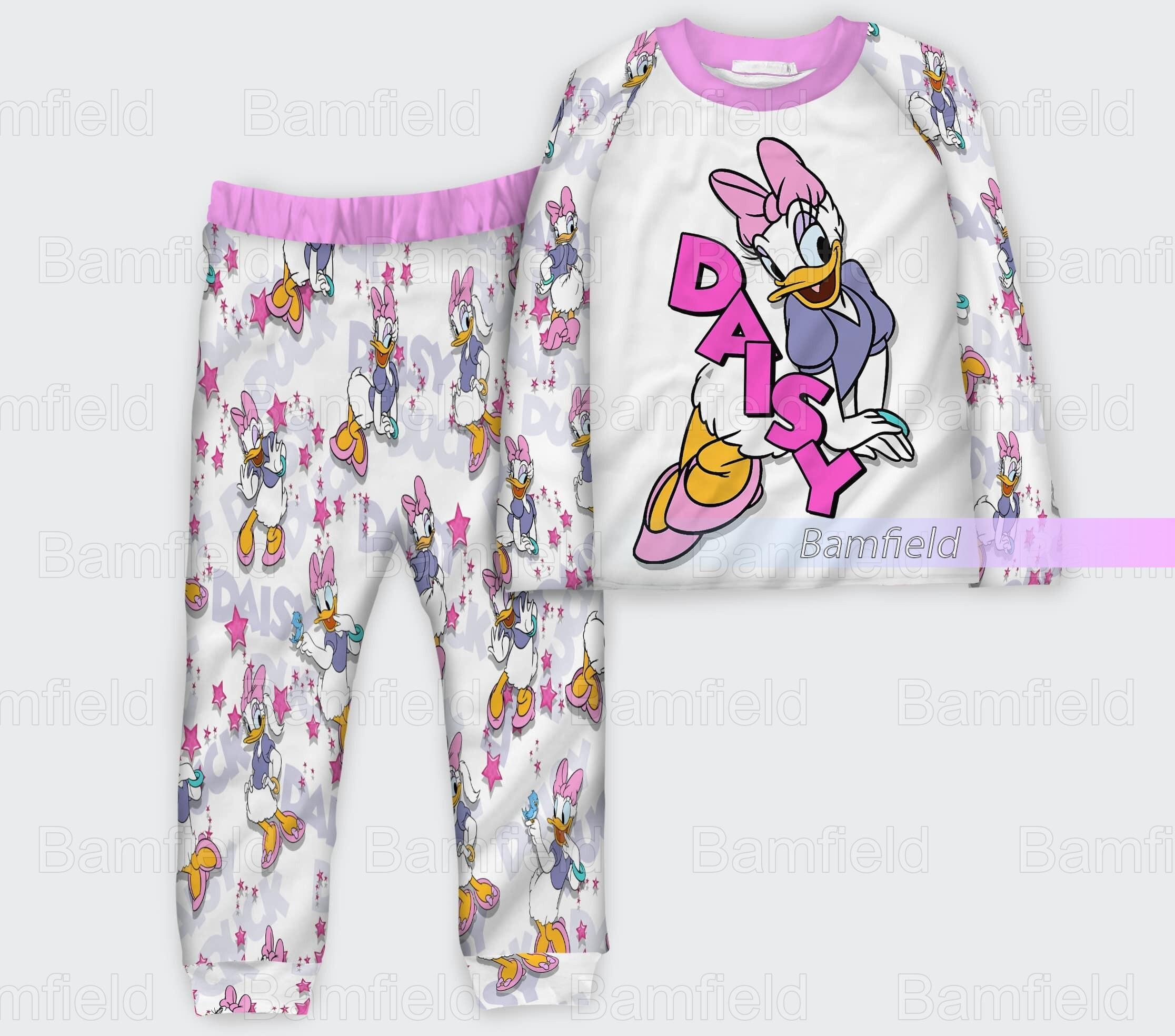 Christmas Daisy Duck Pajamas Set Daisy Duck Matching Family - Etsy