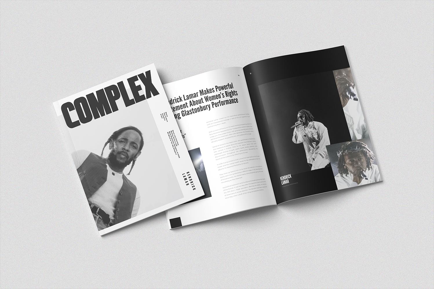 Bold Style Magazine Template - Etsy