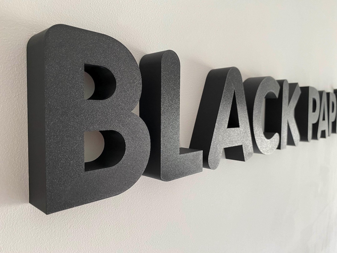 Custom 3D Wall Letters | Personalized Business Sign | Large Indoor ...