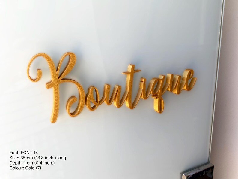 3D Handwritten Words for Wall Decoration. 3D Letters With Beautiful ...