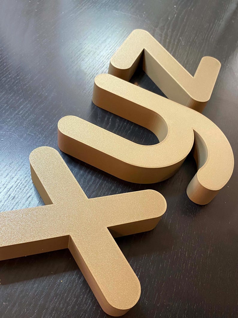 Large 3D Words to Decorate Walls. Beautiful Personalized Letters for ...