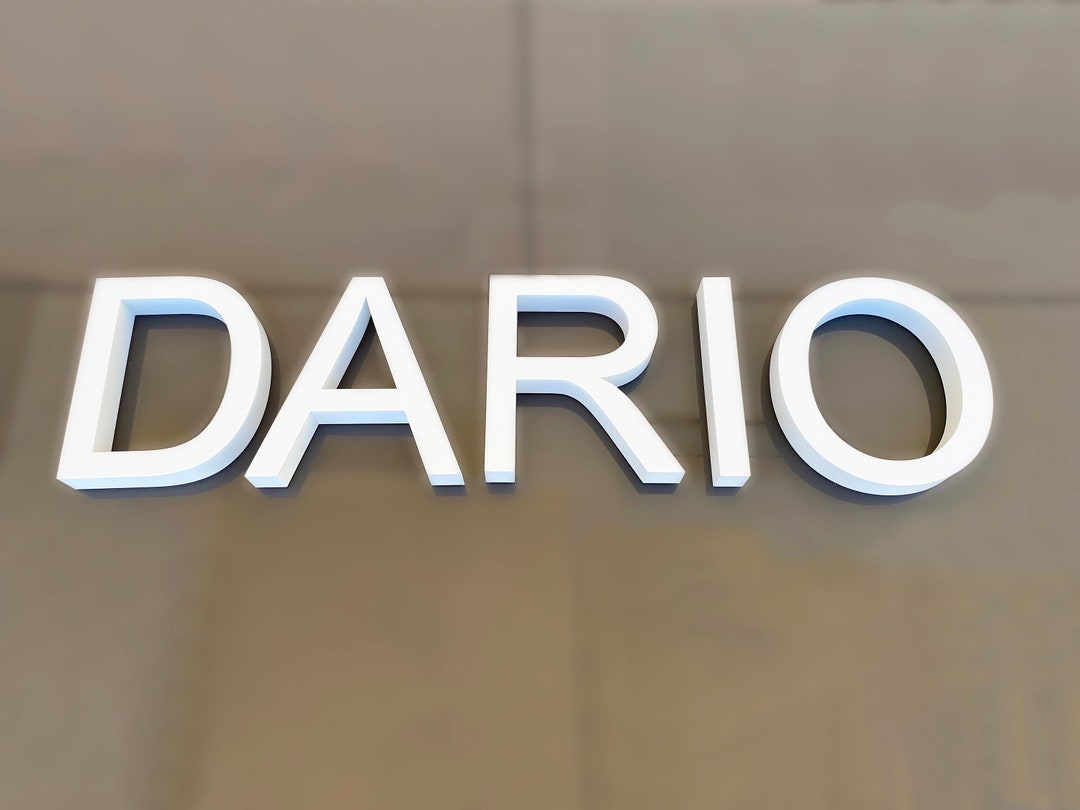 Personalized Corporeal Letters. 3D Names to Hang on the Wall ...