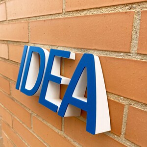 Personalized Corporeal Angled Letters for Tabletop or Wall Decoration ...