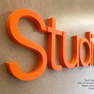 Large 3D Letters for Wall Decoration. Business Signs. Customized ...