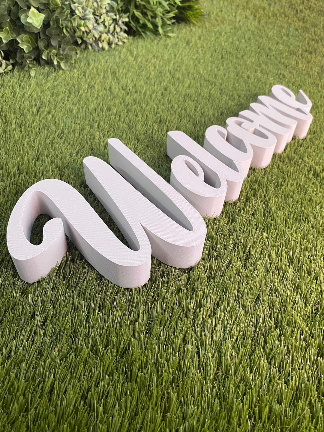 Handwritten 3D Letters for Wall Decoration. 3D Words With Beautiful ...
