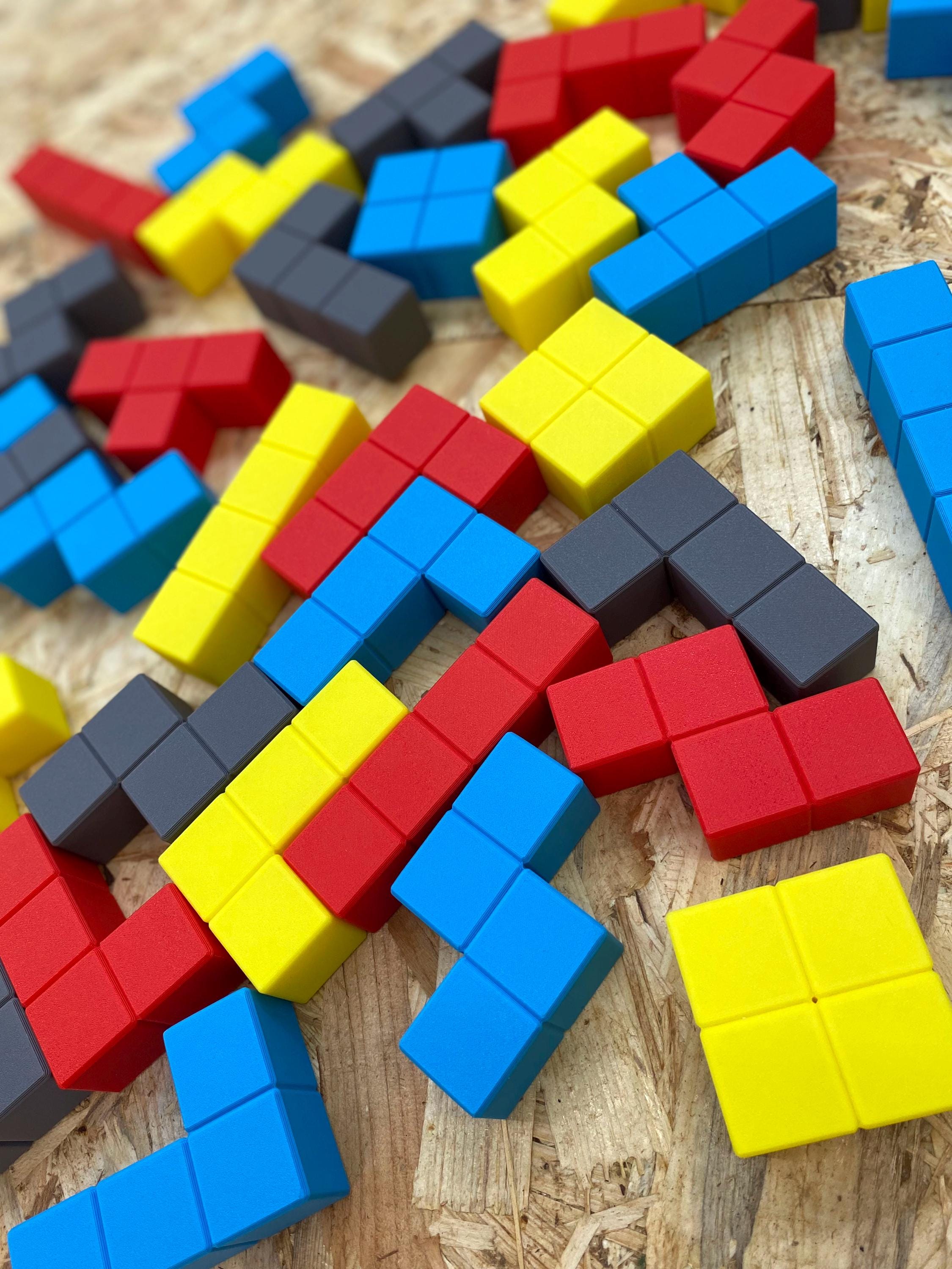 TETRIS. Wall Decoration Inspired by the Classic Tetris Game. Colorful ...