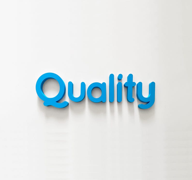 Large 3D Words to Decorate Walls. Beautiful Personalized Letters for ...