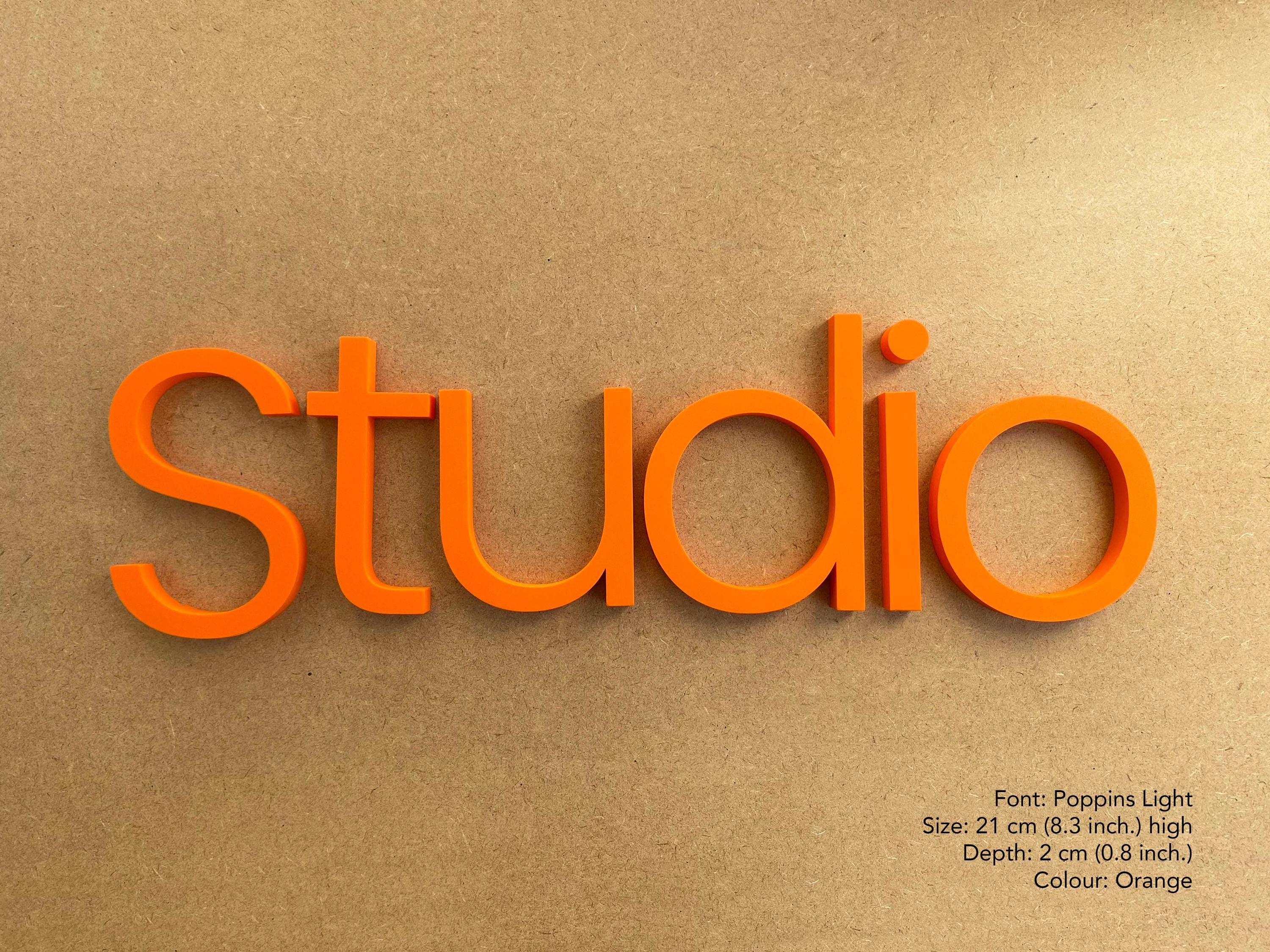 Large 3D Letters for Wall Decoration. Business Signs. Customized ...