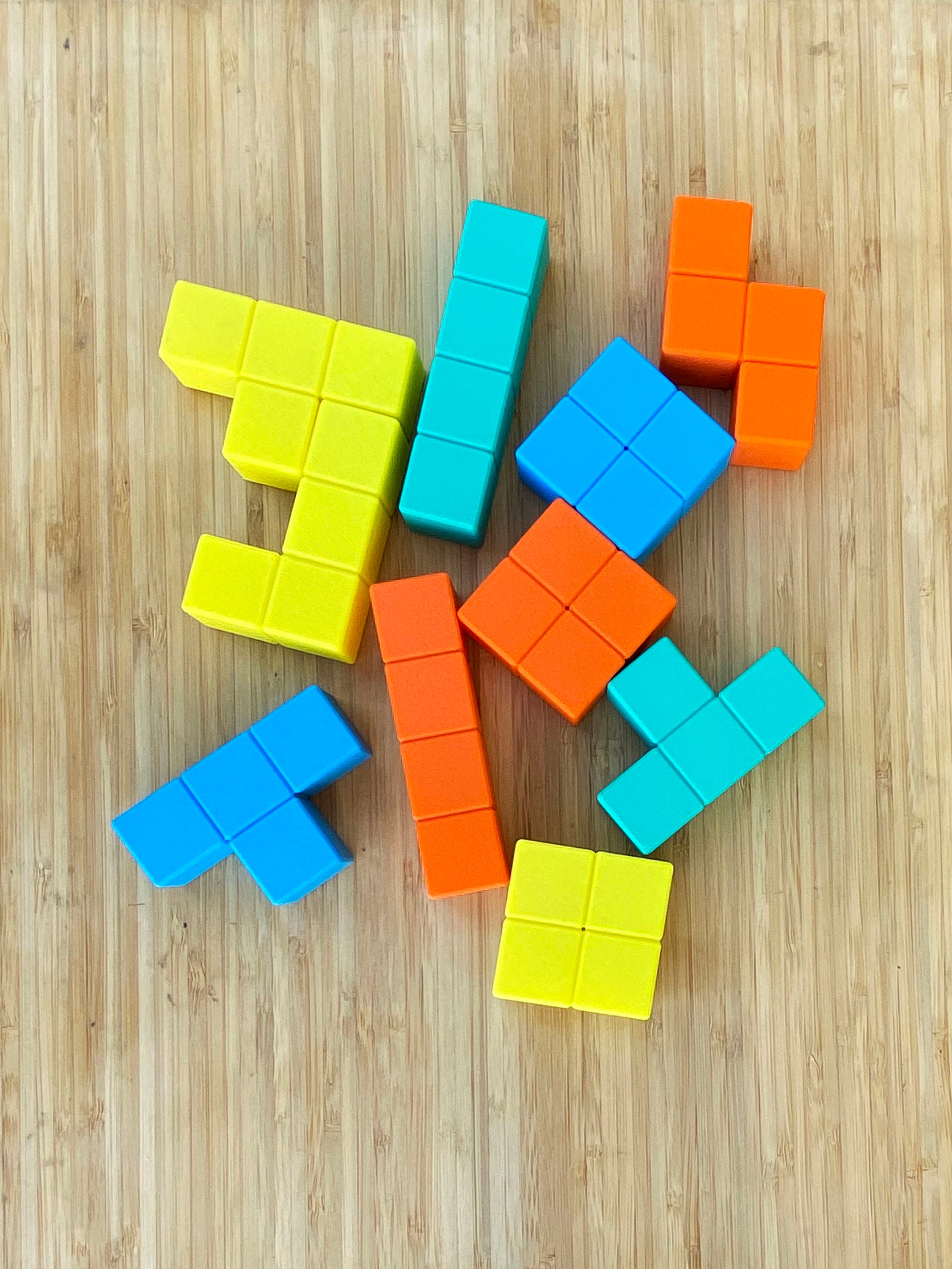 Tetris Wall Decoration Inspired By The Classic Game Tetris Colorful Puzzle Wall Decoration 