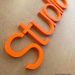 Large 3D Letters for Wall Decoration. Business Signs. Customized ...