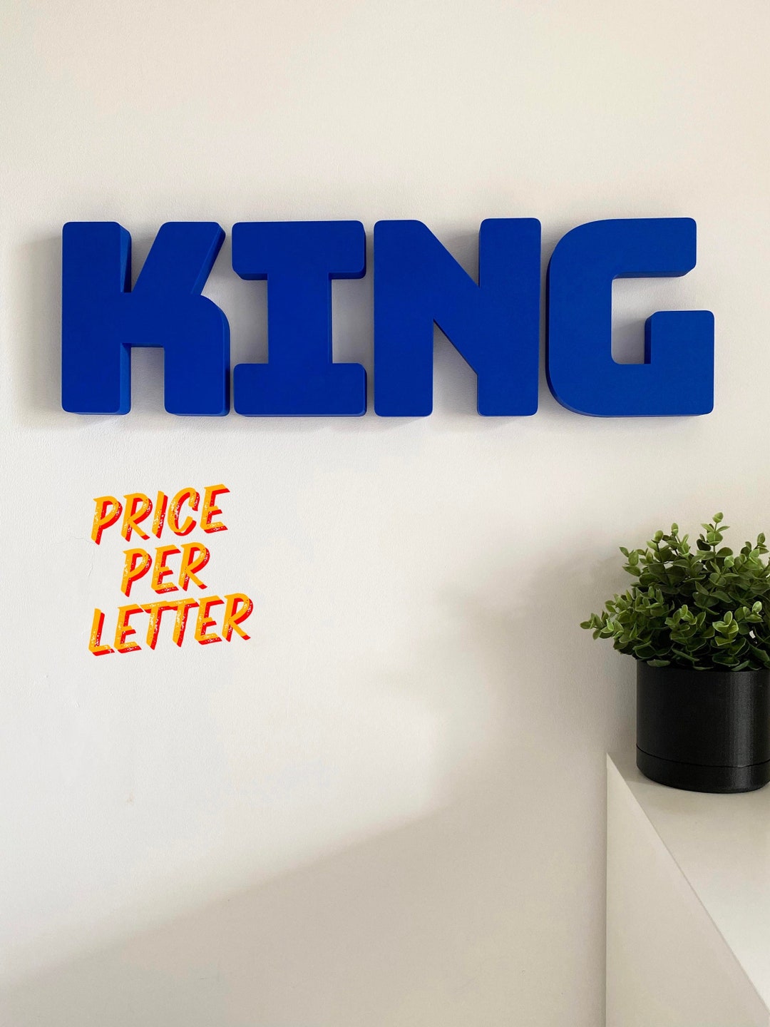 Large Corporeal Signs. Personalized Names in 3D. Colorful Letters for ...