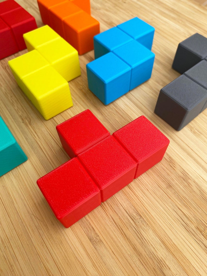Tetris. Wall Decoration Inspired by the Classic Game Tetris. Colorful ...