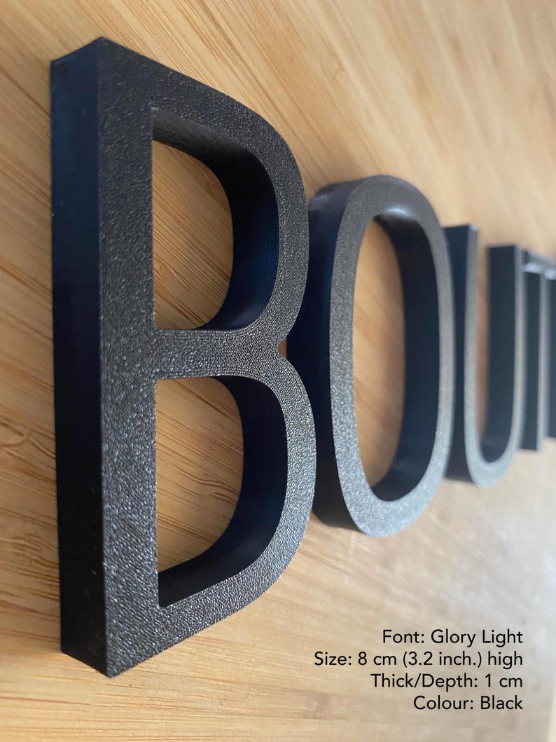 Custom 3D Wall Quote Letters | Motivational Wall Phrase Decor ...