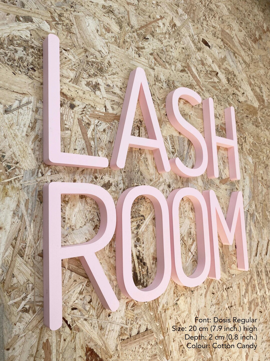 Custom 3D Letters Measuring 10 to 20 Cm Tall. Custom Interior Lettering ...