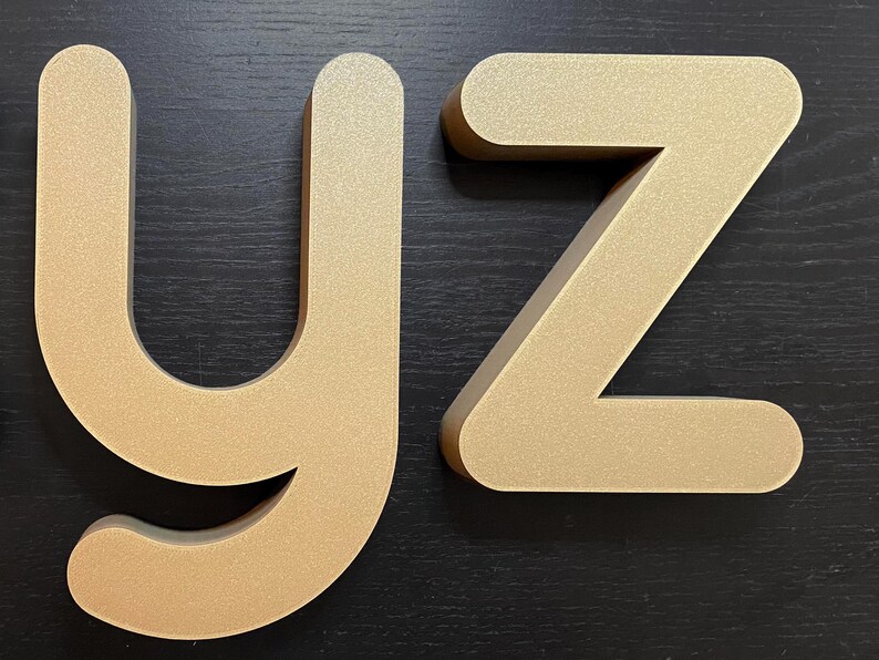 Large 3D Words to Decorate Walls. Beautiful Personalized Letters for ...