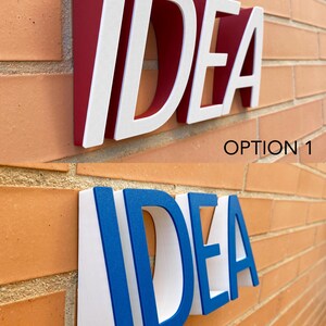 Personalized Corporeal Angled Letters for Tabletop or Wall Decoration ...