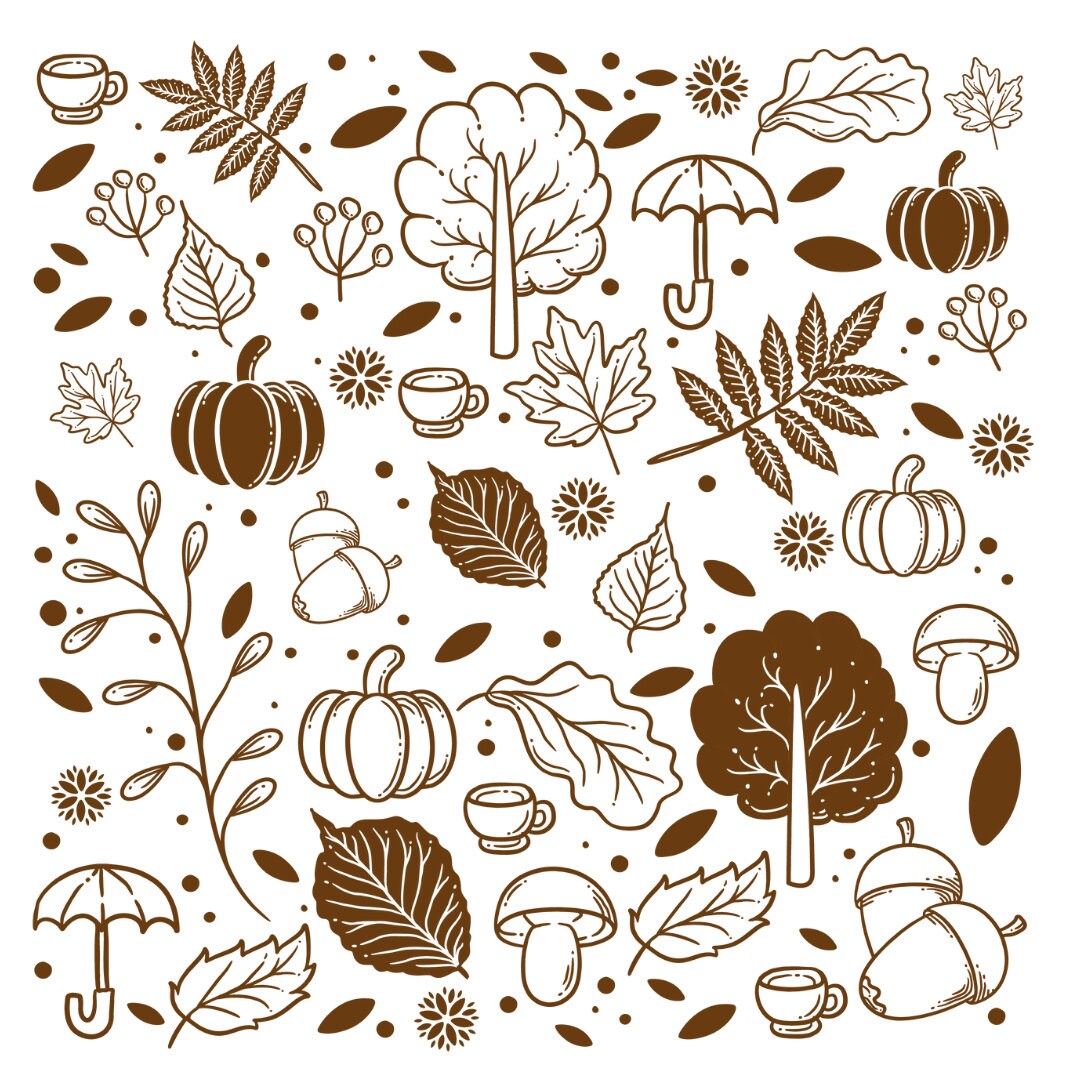 Autumn Element Svg Fall Season Tees Svg Serigraphy Fall Season Svg Tee ...