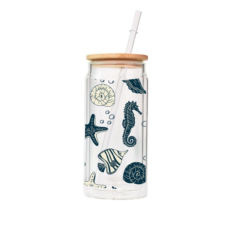 Summer Pattern Printable Summer Png Pattern Shells Png Sea Dtf Uv ...