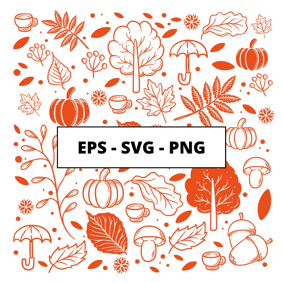Autumn Element Svg Fall Season Tees Svg Serigraphy Fall Season Svg Tee ...